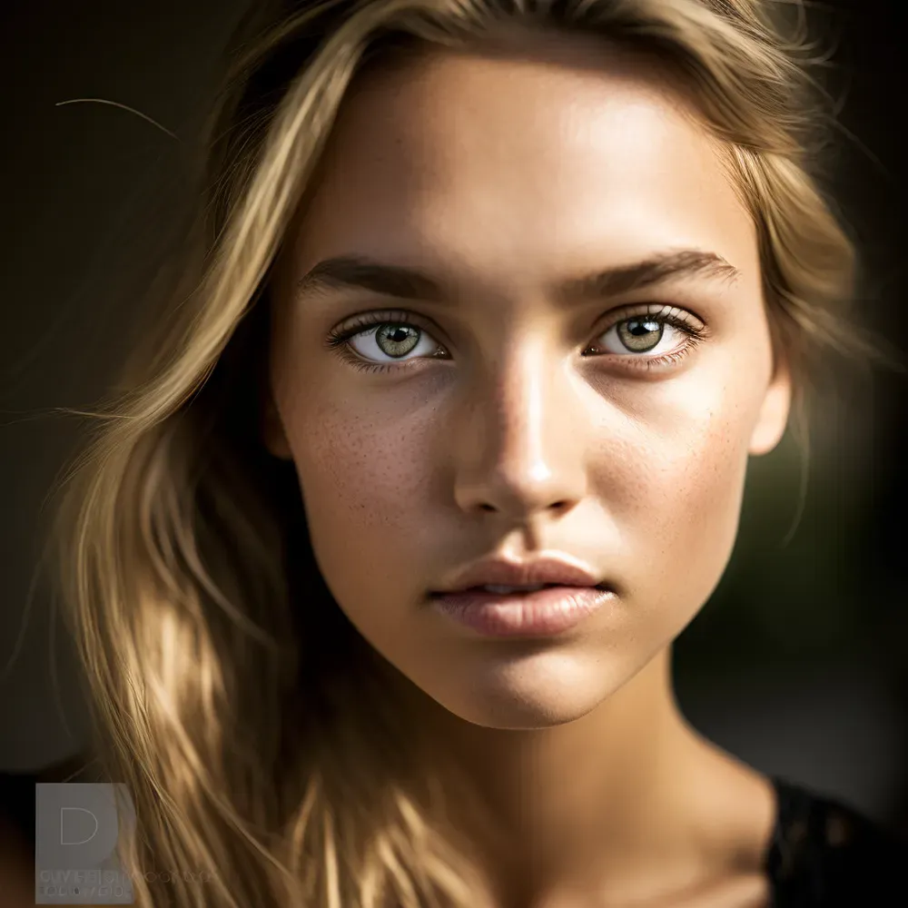 Advertisement Model Faces Portraits Midjourney Prompt | PromptBase