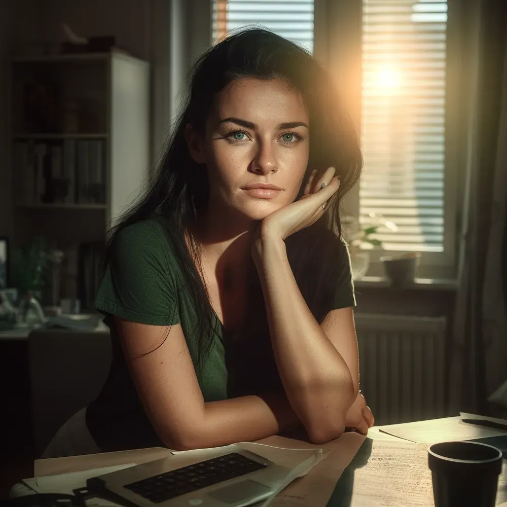 Beautiful Realistic Home Office Portraits Midjourney Prompt | PromptBase