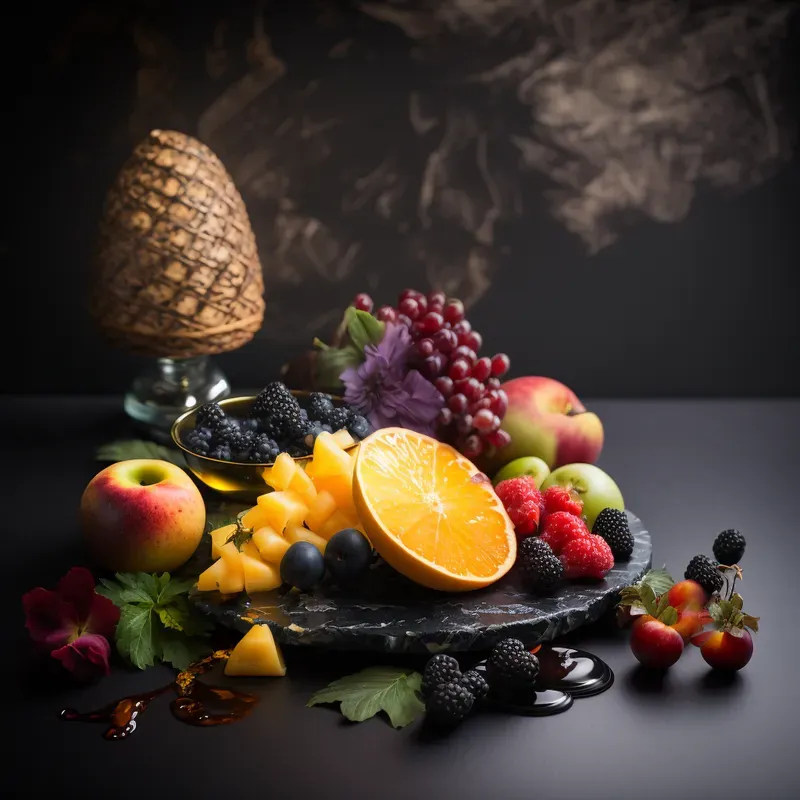Tasty Gourmet Food Meal Portrait Photos Midjourney Prompt | PromptBase