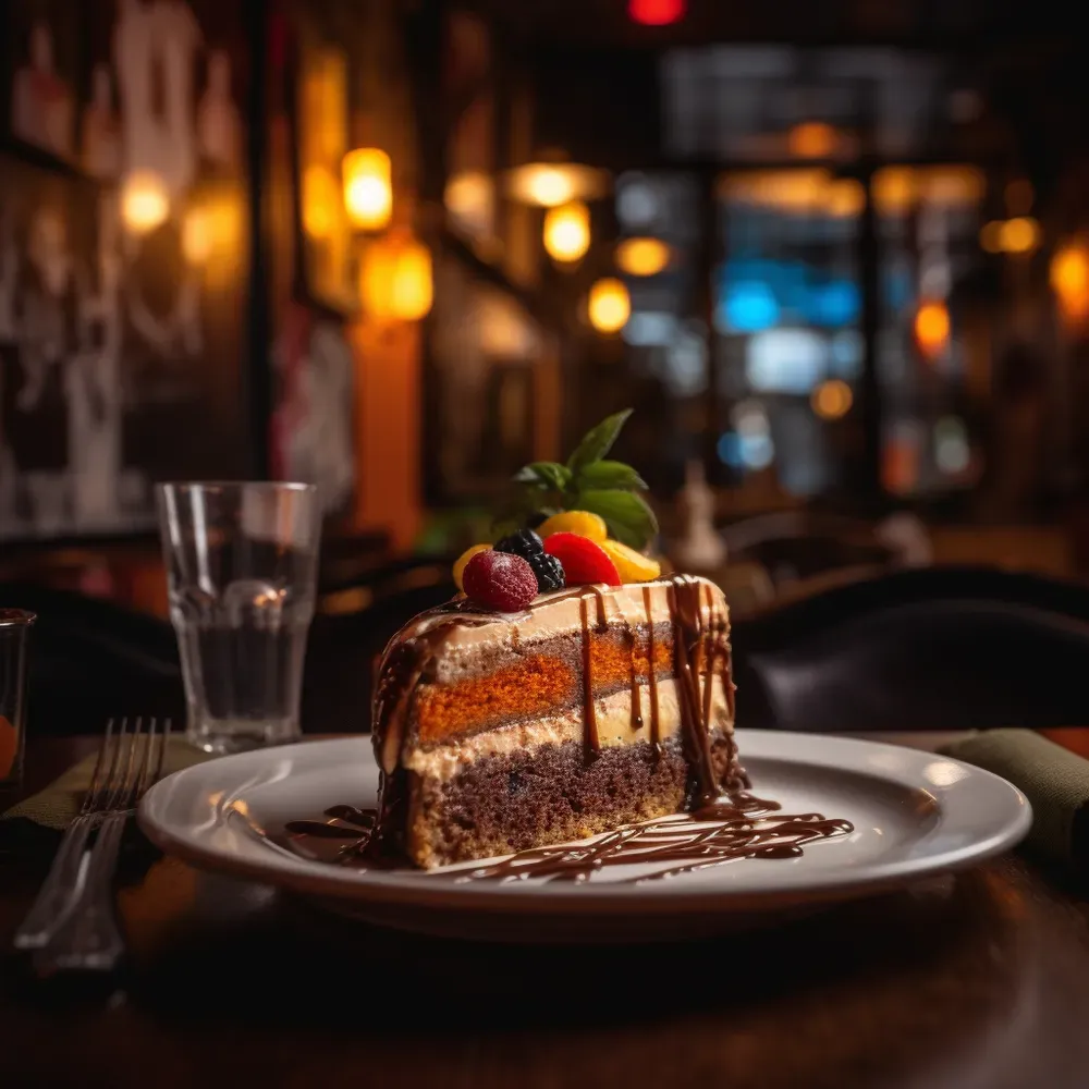 Tasty Restaurant Foods At Night Portraits Midjourney Prompt | PromptBase