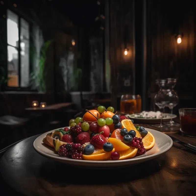 Tasty Restaurant Foods At Night Portraits Midjourney Prompt | PromptBase