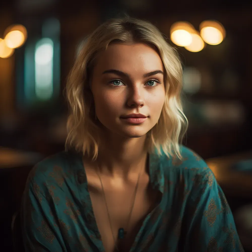 Beautiful Realistic Portraits At Night Midjourney Prompt | PromptBase