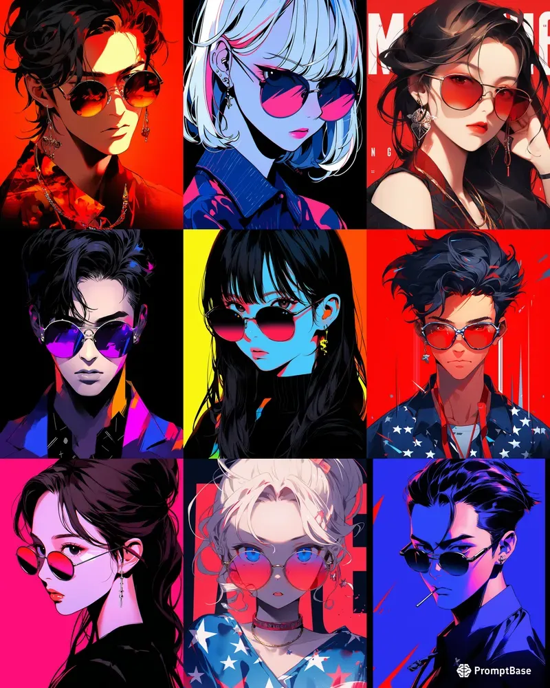 Potrait Cover Wallpapers Comic Style Midjourney Prompt | PromptBase
