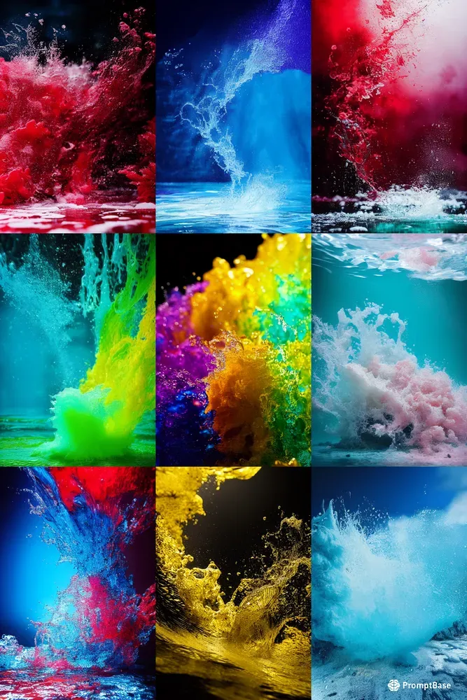 Splash Backgrounds Stable Diffusion Prompt | PromptBase