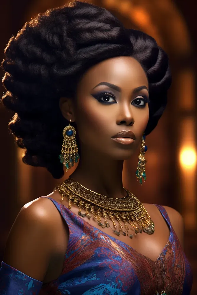 Realistic Lady Character Portraits Midjourney Prompt | PromptBase