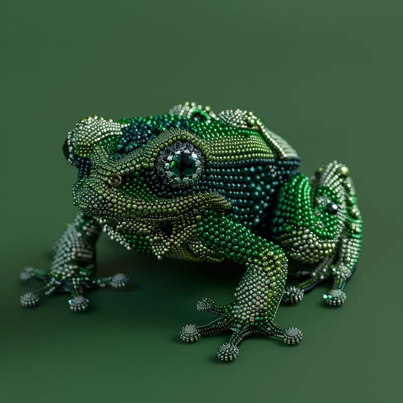 Realistic Handmade Beadwork Animals Midjourney Prompt | PromptBase