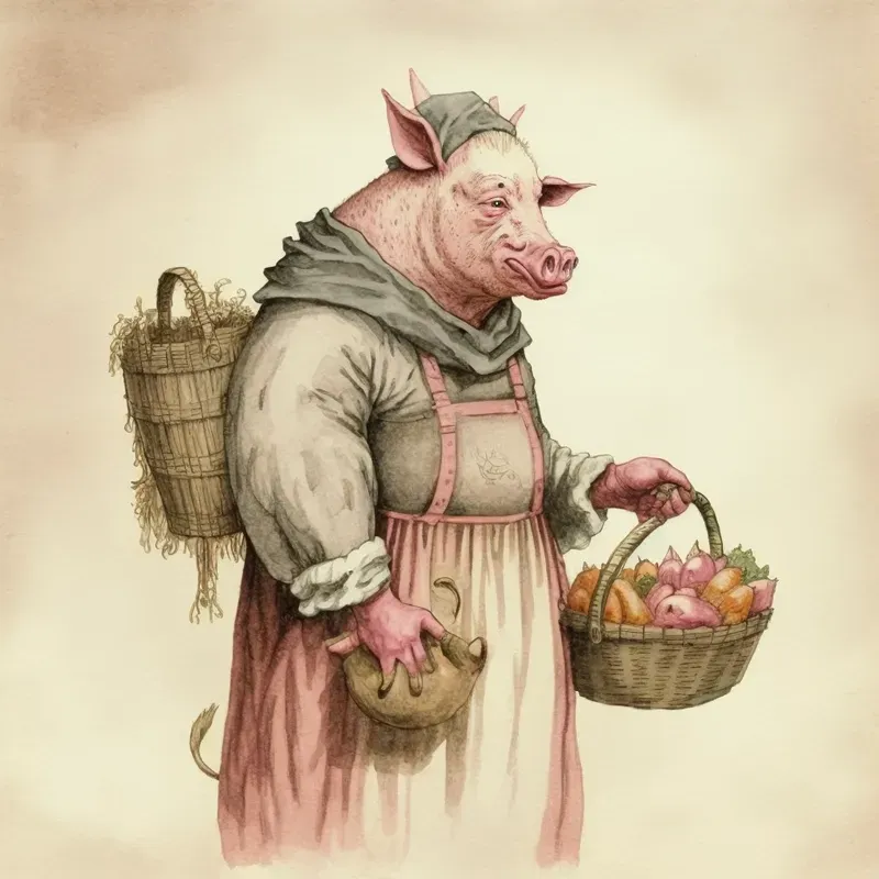 Old Book Illustrations Of Anthropomorphics Midjourney Prompt | PromptBase