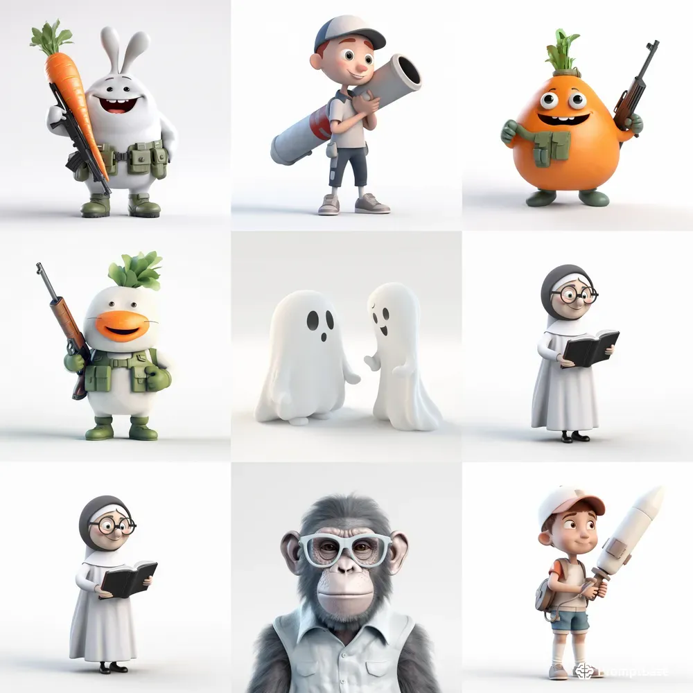 Pixar Style Artwork HD Renderings Midjourney Prompt | PromptBase