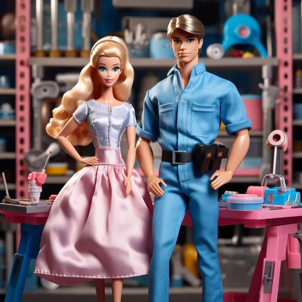 Barbie And Ken Dolls Midjourney Prompt | PromptBase