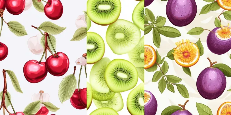 Digital Illustrations Of Fruits Try It Midjourney Prompt | PromptBase