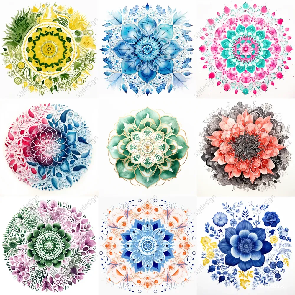 Meditative Mandalas Midjourney Prompt | PromptBase