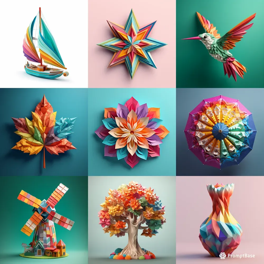 Papercraft Wonders Midjourney Prompt | PromptBase