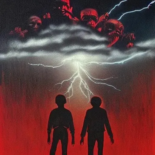 Pulp 80s Horror Posters Prompt | PromptBase