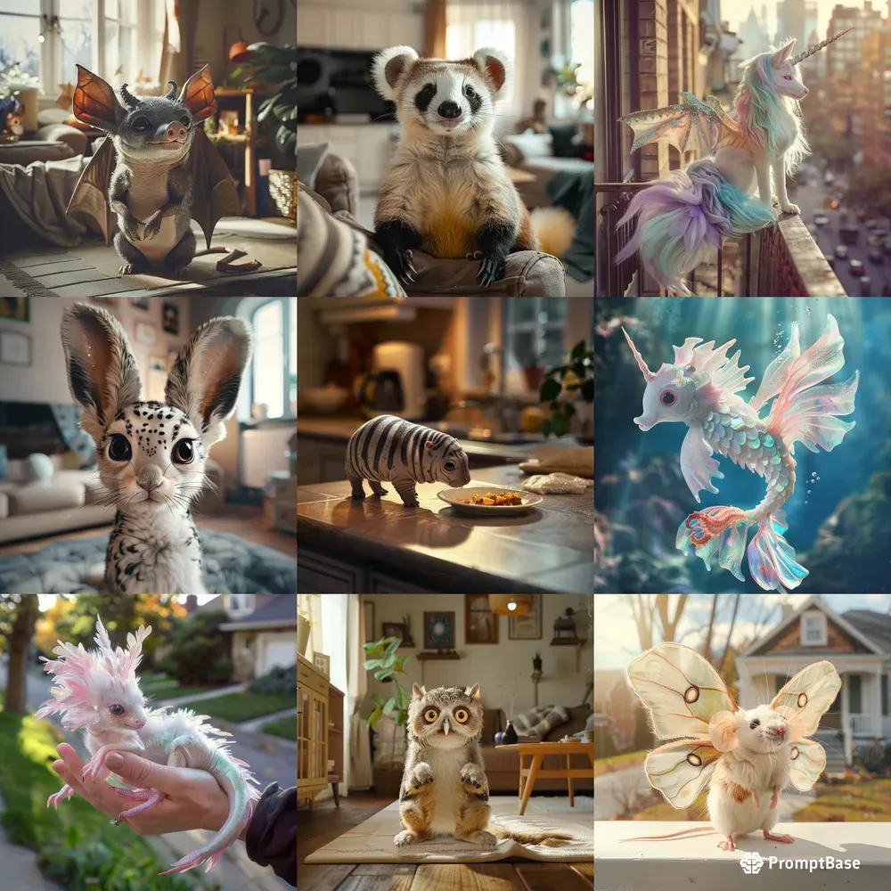 Photorealistic Hybrid Animals Midjourney Prompt | PromptBase