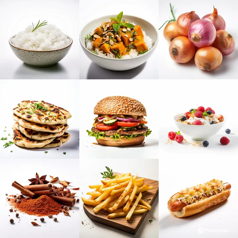 Studio Quality Product Food Photos Midjourney Prompt | PromptBase
