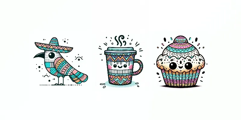 Lineal Doodle Icons DALL·E Prompt | PromptBase