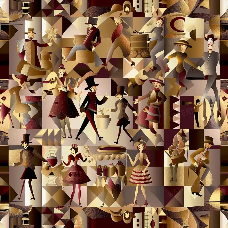 Medieval Squares Seamless Patterns Midjourney Prompt | PromptBase