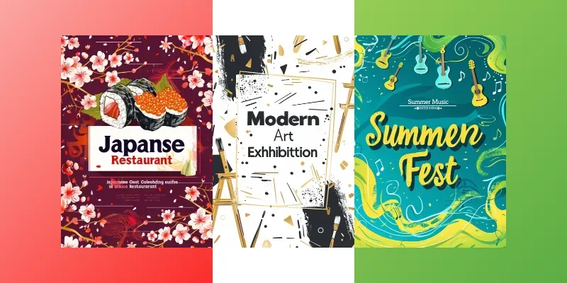 Versatile Flyer Designs For Any Events Midjourney Prompt | PromptBase