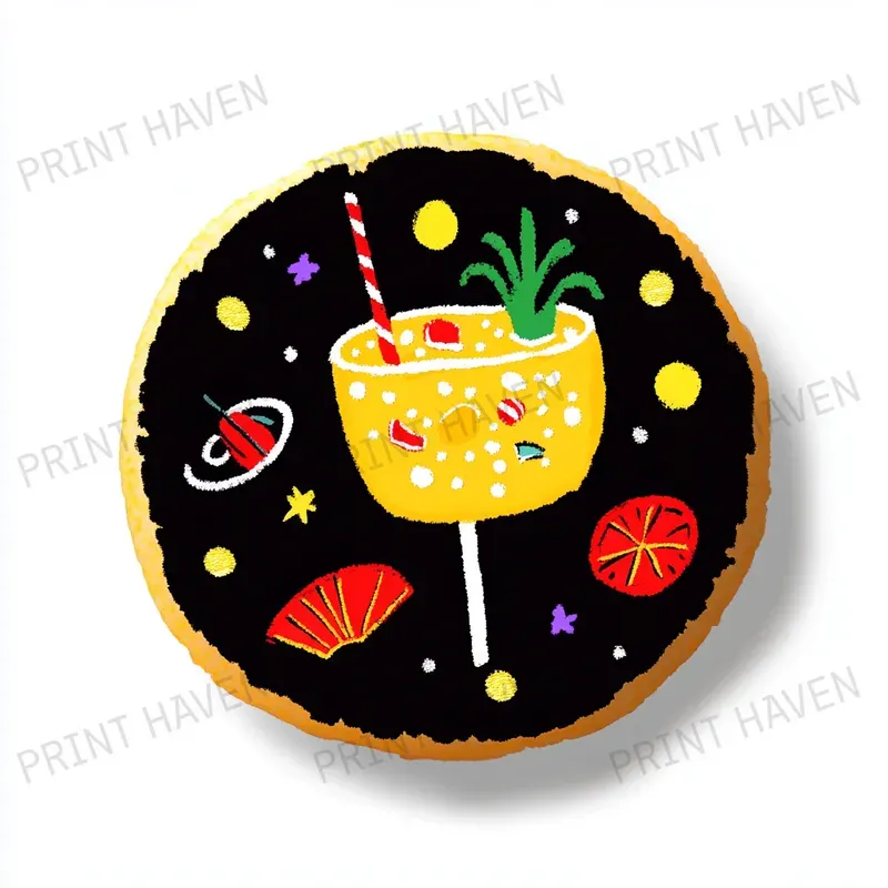 Quirky Designs Of Cookies Icon Stamps Midjourney Prompt | PromptBase