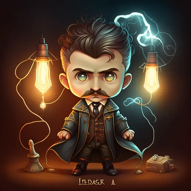 Little Chibi Historical Characters Midjourney Prompt | PromptBase