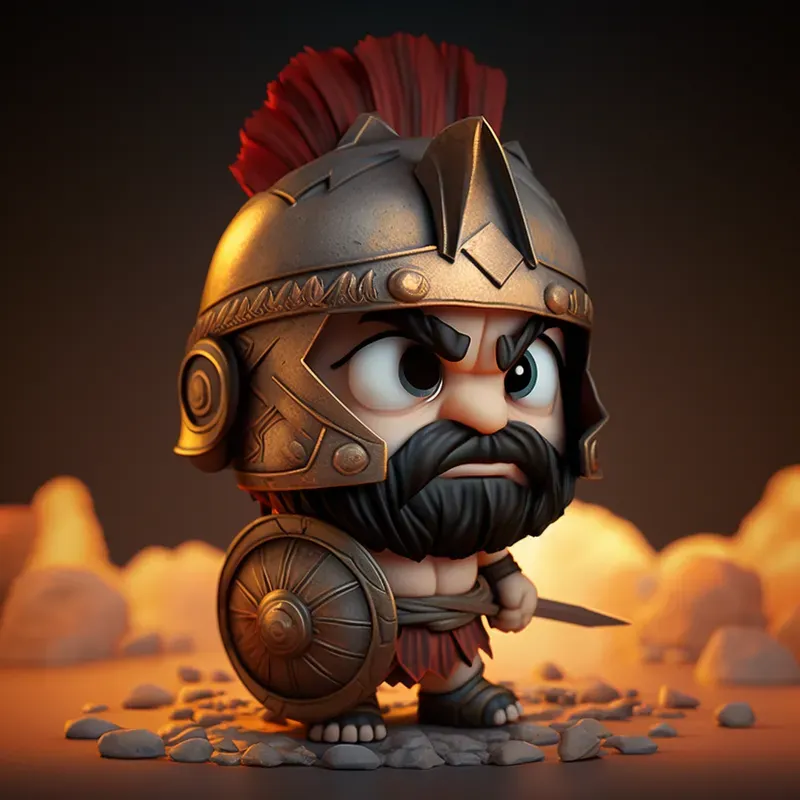 Little Chibi Historical Characters Midjourney Prompt | PromptBase