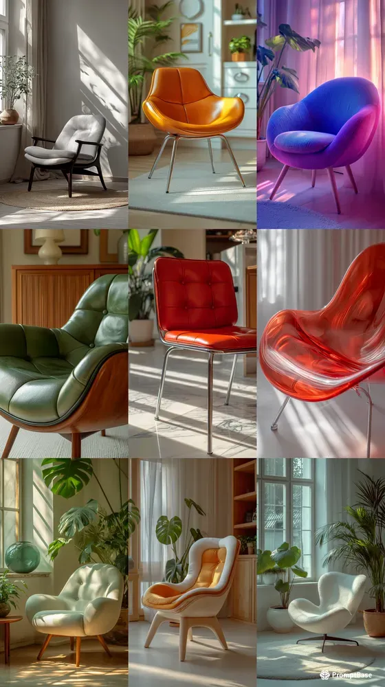 Realism Chair Closeup Photographs Midjourney Prompt | PromptBase