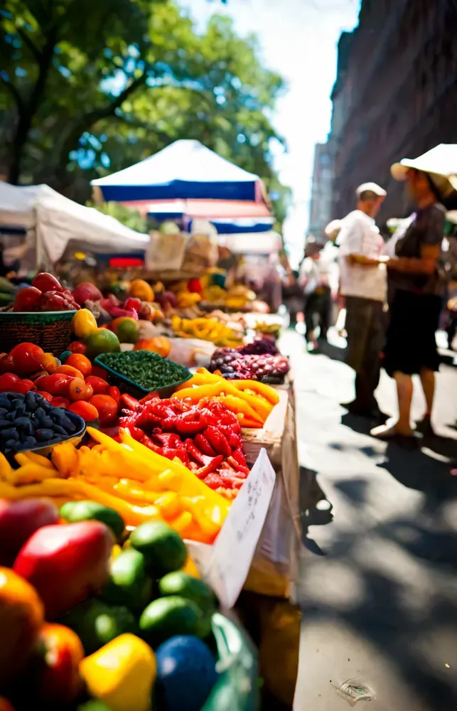 Street Food Markets Midjourney Prompt | PromptBase