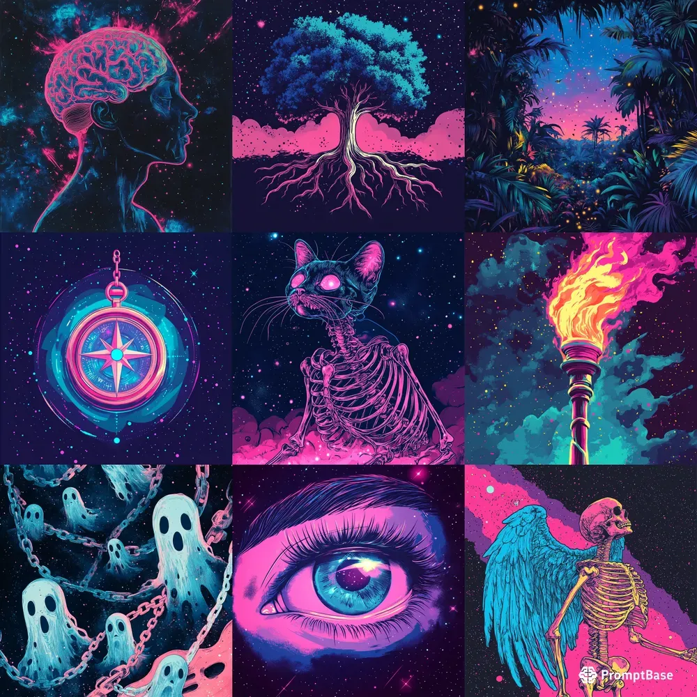 Illustrations Midjourney Prompt | PromptBase