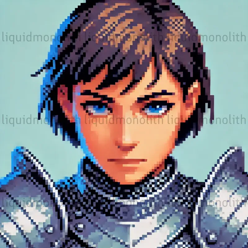 Pixel Art Historical Figures Closeup DALL·E Prompt | PromptBase