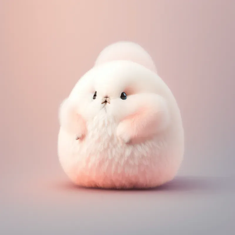 Cute Fluffy Round Animals Midjourney Prompt | PromptBase