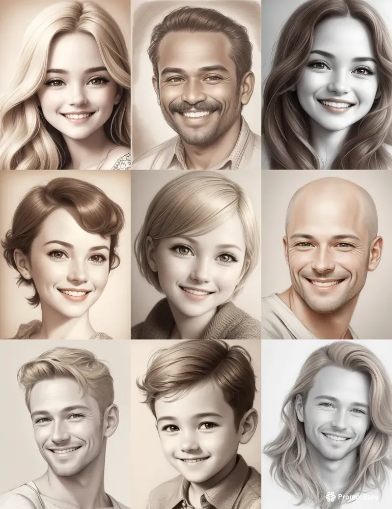 Old Portraits From The 40s Leonardo Ai Prompt | PromptBase