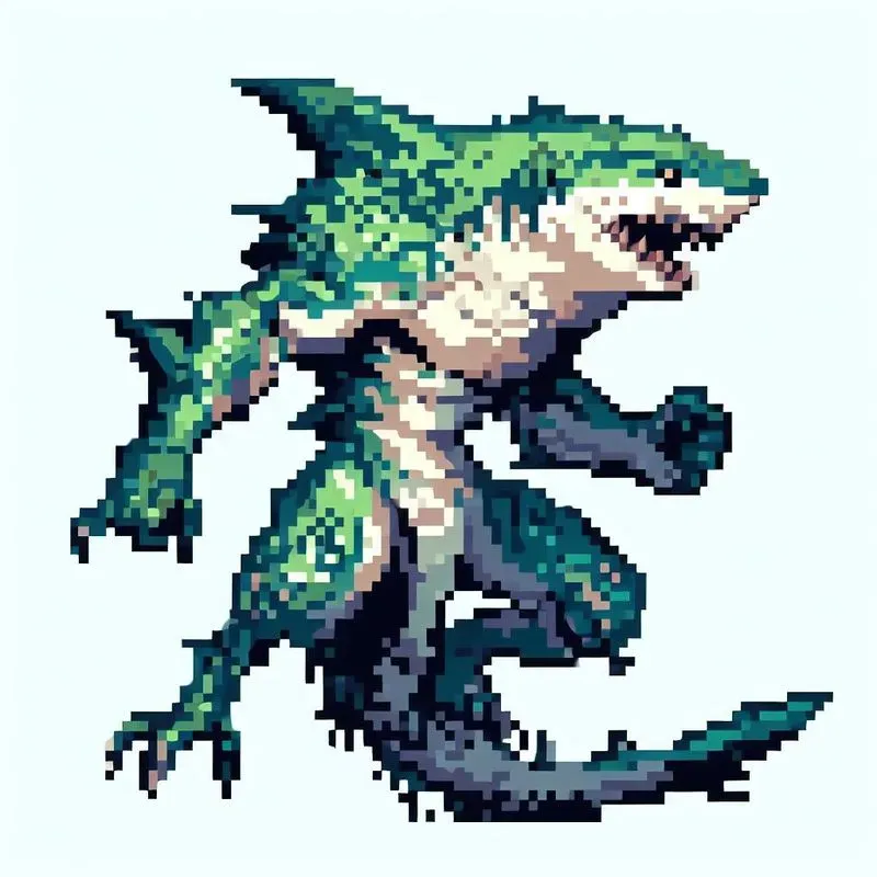 Video Game Creatures In Pixel Art DALL·E Prompt | PromptBase