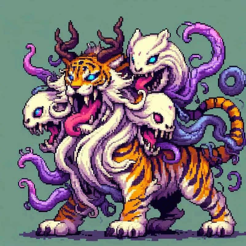 Video Game Creatures In Pixel Art DALL·E Prompt | PromptBase