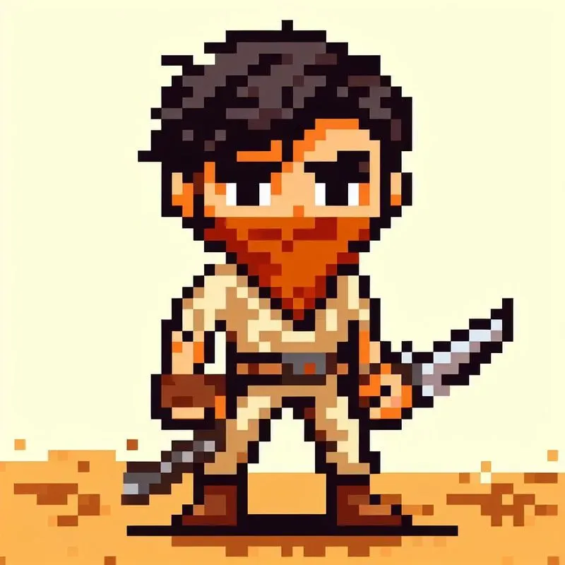 Pixel Art Model Characters DALL·E Prompt | PromptBase