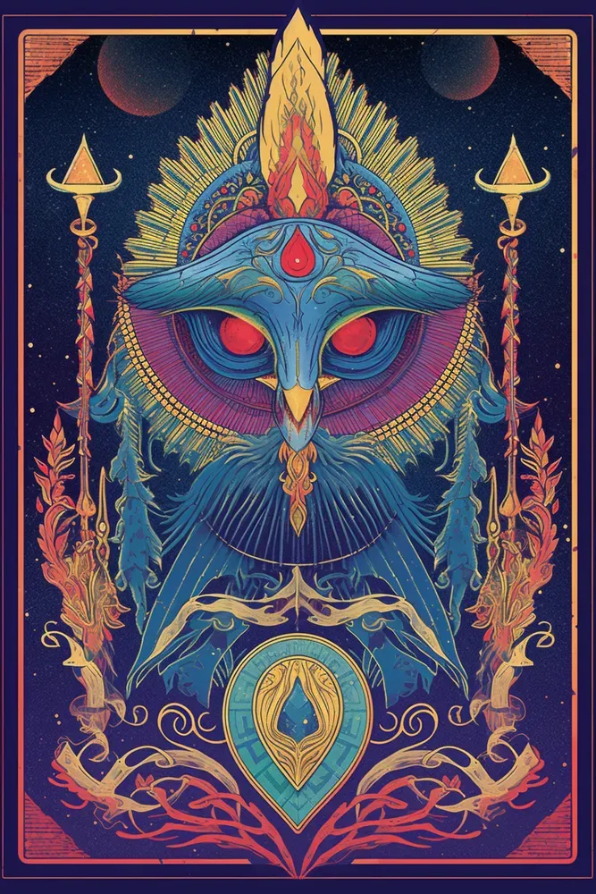 Retro Occult Posters Midjourney Prompt | PromptBase