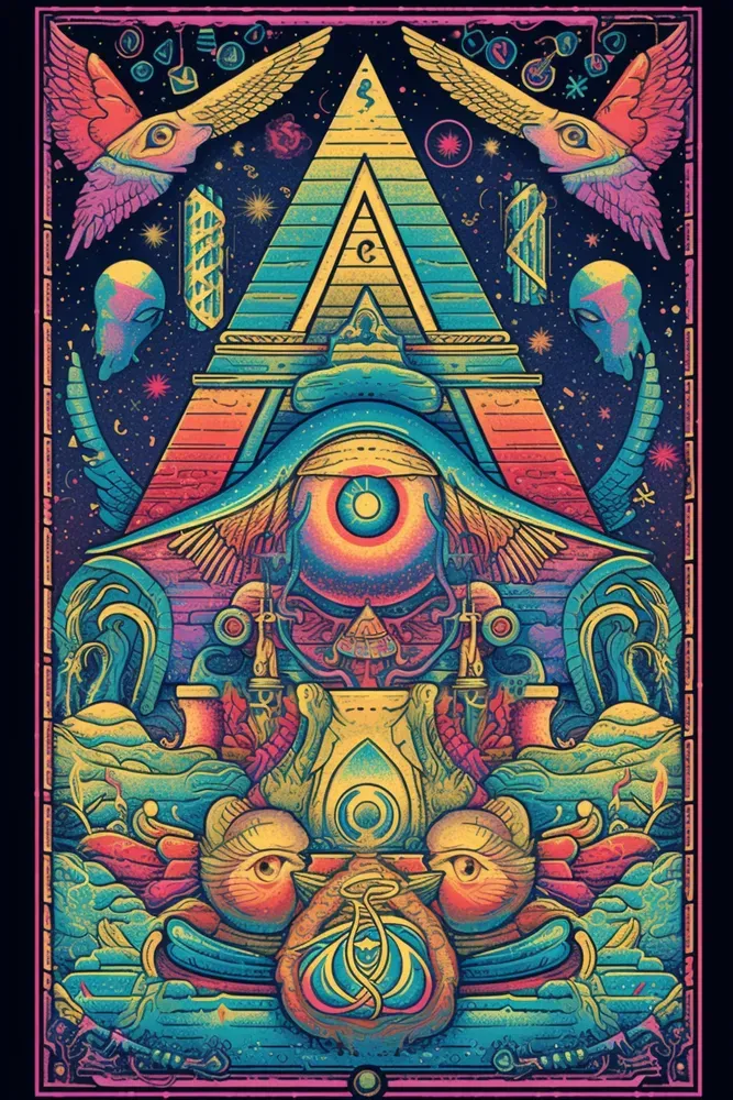 Retro Occult Posters Midjourney Prompt | PromptBase