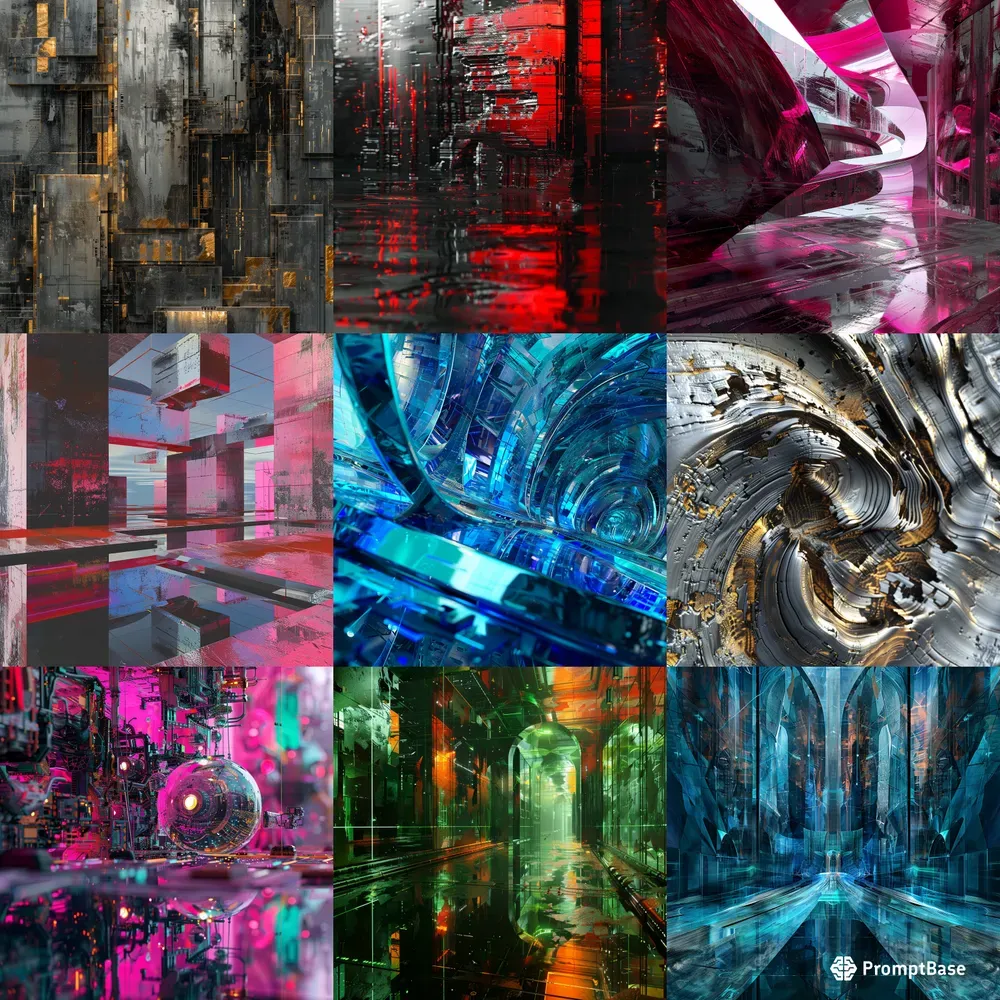 Architekture Structures Color Patterns Midjourney Prompt | PromptBase