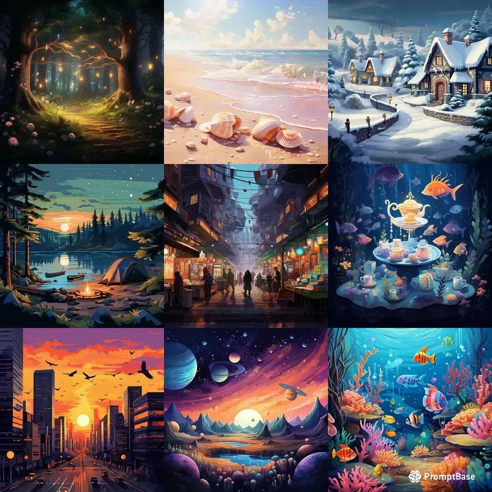 Unique Artistic For Captivating Visual Midjourney Prompt | PromptBase