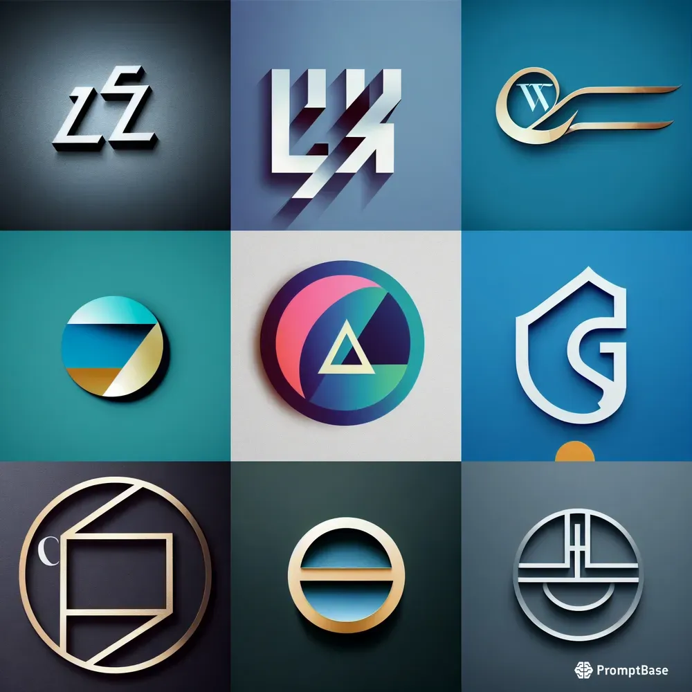 Clean And Smooth Corporate Logos Midjourney Prompt | PromptBase