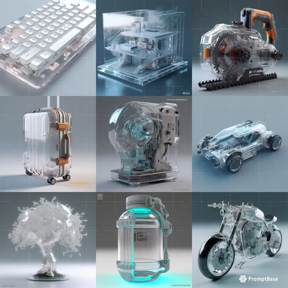 Photography Of Transparent Objects Midjourney Prompt | PromptBase