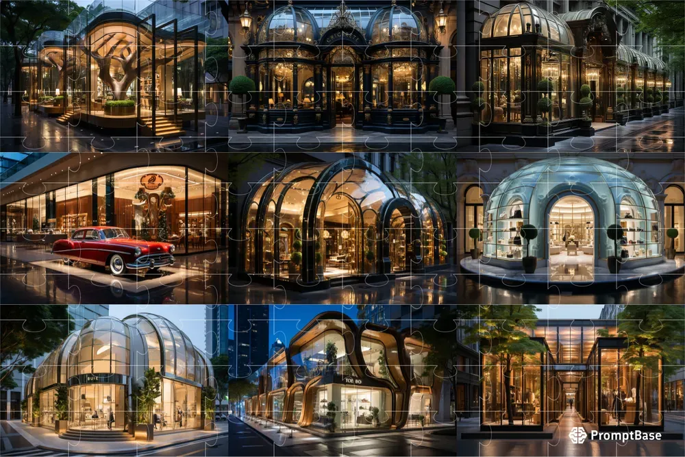 Elite Shopping Districts Luxury Redefined Midjourney Prompt | PromptBase