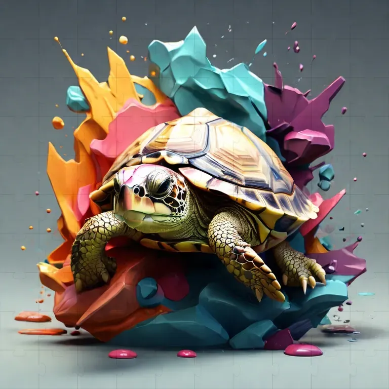 3D Animal Splash Art Leonardo Ai Prompt | PromptBase