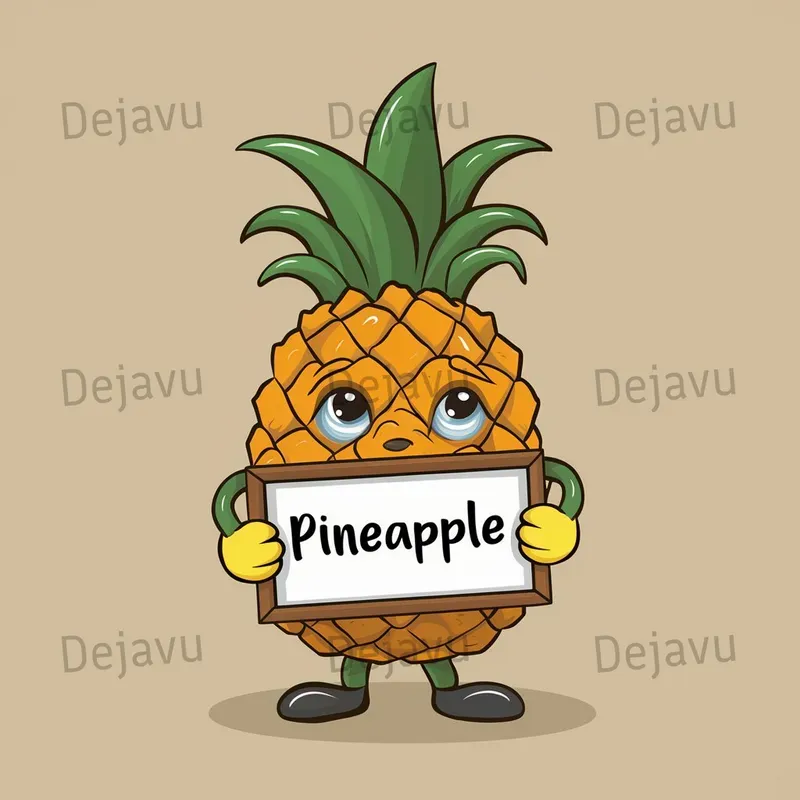 Cartoon Fruits With Text Whiteboard Midjourney Prompt | PromptBase