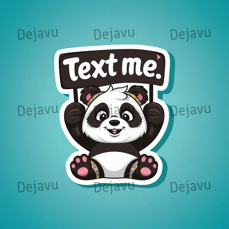 Adorable Stickers With Text Billboard DALL·E Prompt | PromptBase