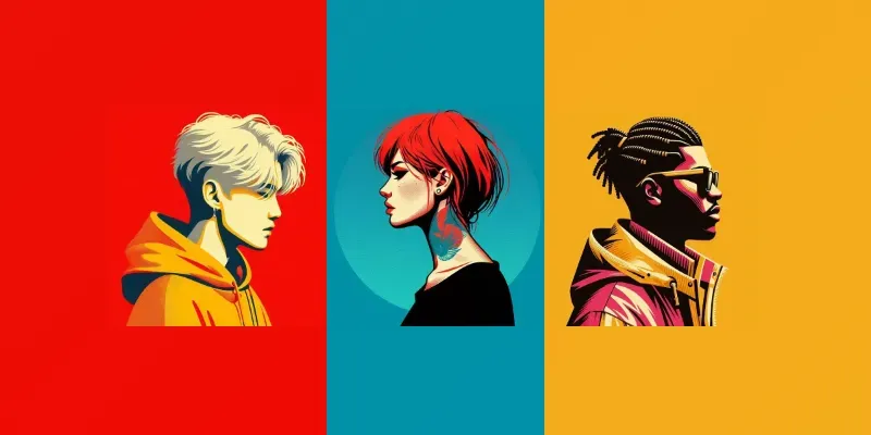 Vector Profile Avatars Illustrations Generator App | PromptBase