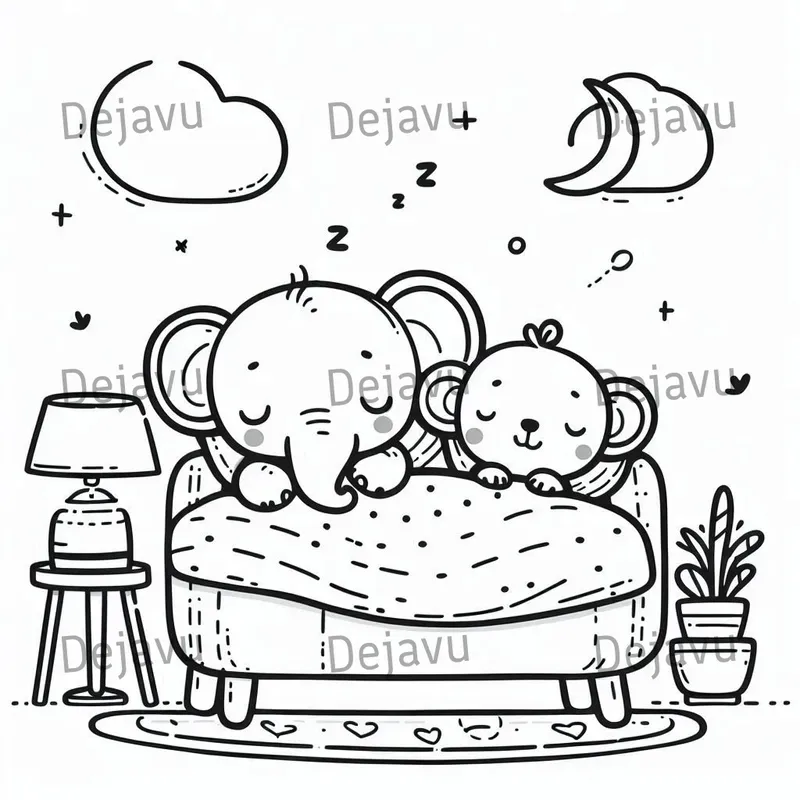 Kids Coloring Book Pages DALL·E Prompt | PromptBase