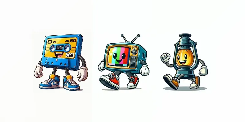Retro Classic Mascot Characters Generator App | PromptBase