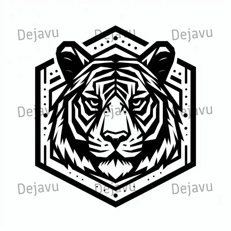 Hexagon Animals Logos DALL·E Prompt | PromptBase