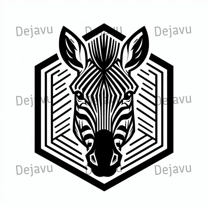 Hexagon Animals Logos DALL·E Prompt | PromptBase