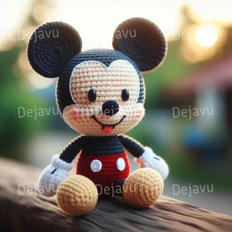 Crocheted Amigurumi Characters DALL·E Prompt | PromptBase
